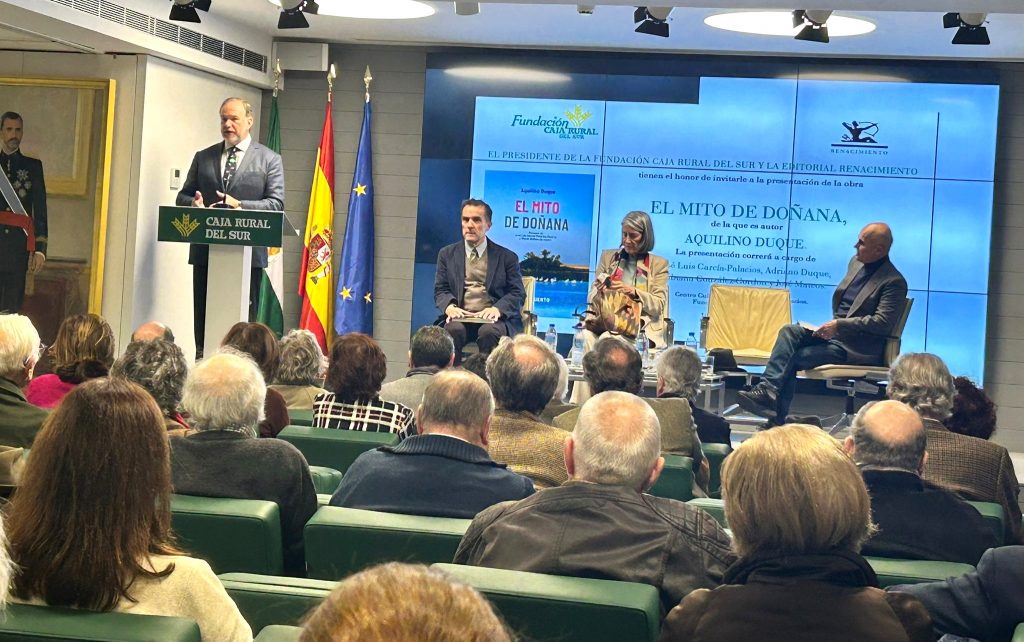 Presentación de la reedición del libro "El Mito de Doñana" de Aquilino Duque, en la Fundación ...